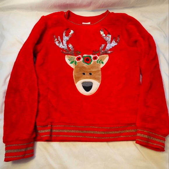 wonder nation | Shirts & Tops | Wonder Nation Xs 45 Girls Reindeer ...